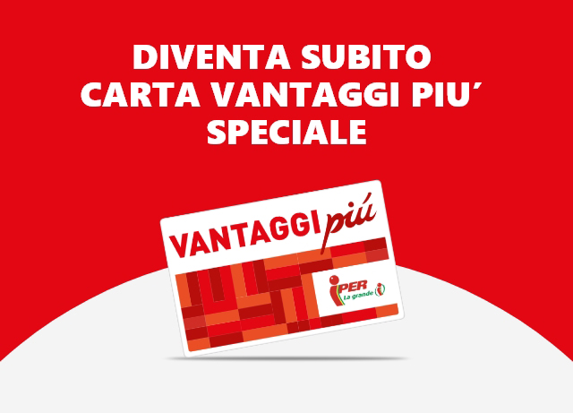 Carta Vantaggi Piu Edizione Speciale